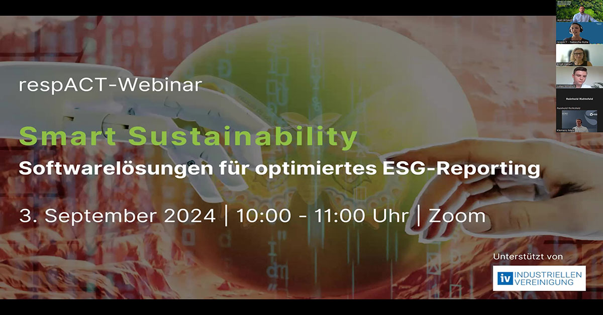 Follow-up: respACT-Webinar: Smart Sustainabilty