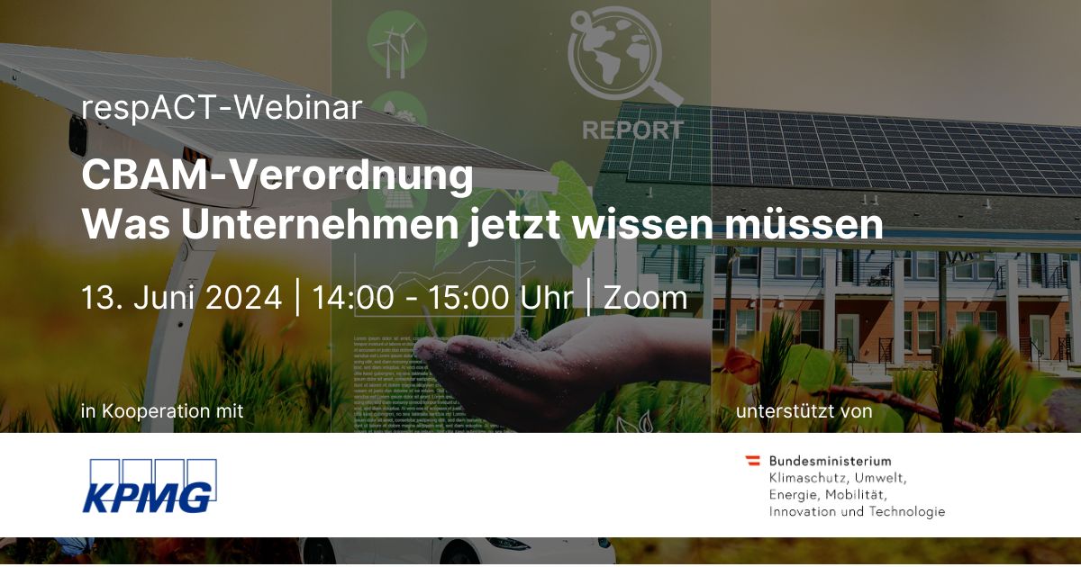 respACT-Webinar zur CBAM-Verordnung