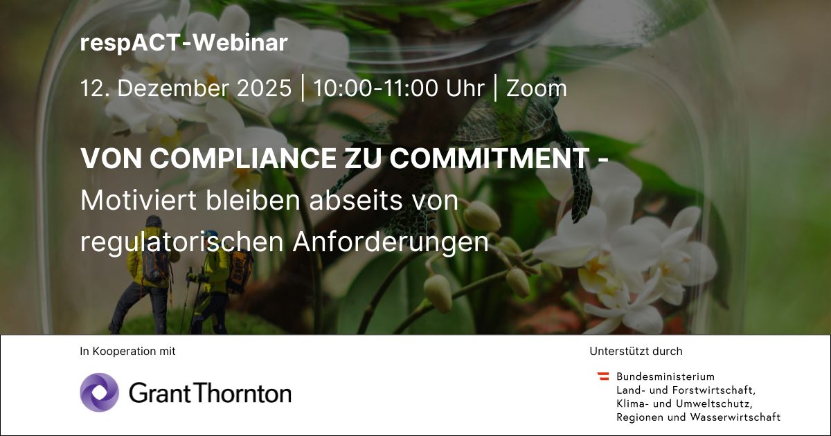 Rückblick auf das respACT-Webinar „Von Compliance zu Commitment: Motiviert bleiben abseits ...